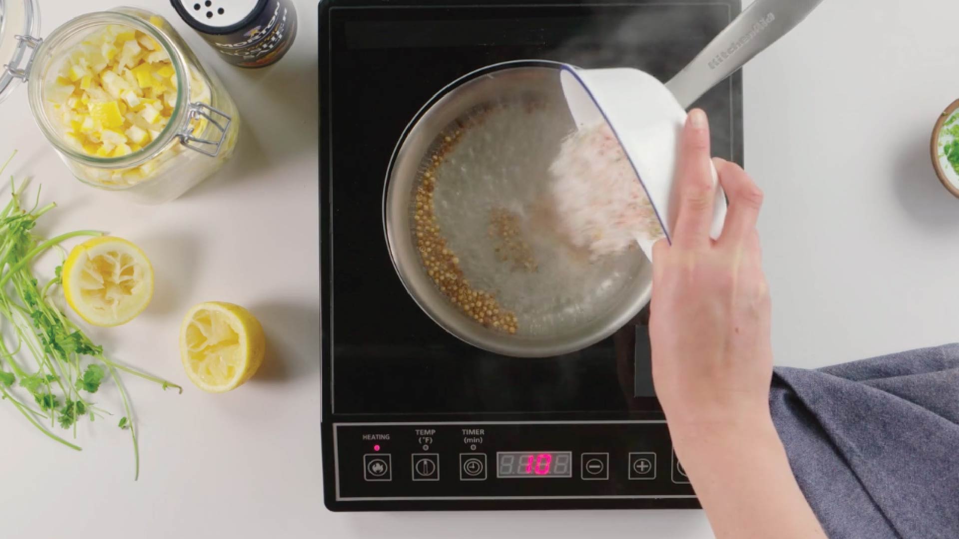 Lemon Peel Relish with Cilantro Stem Salt - Morton Salt