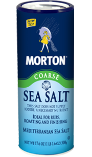 MORTON® SEA SALT (FINE & COARSE) - Morton Salt